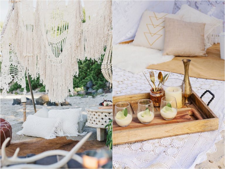 Boho Beach Picnic Styled Shoot » The One Day House Wedding Hire